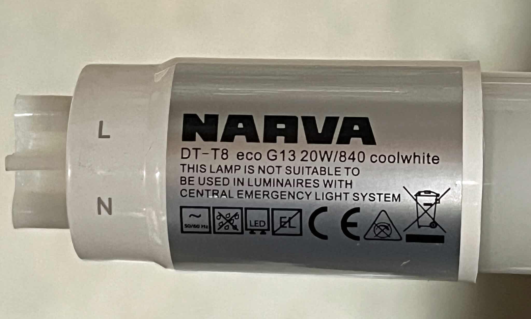 Narva LED DT-T8 eco 20W 4000K - Lemkem Classic™